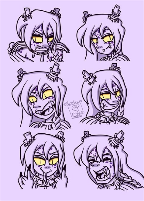 Character Expression Sheet Template Social Media Template