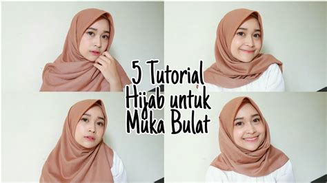 Tutorial Hijab Segi Empat Untuk Wajah Bulat Newstempo