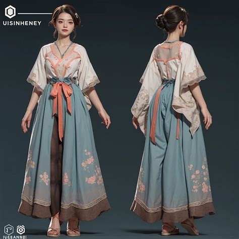 Ai古风武侠角色插画素材 国风人物服装设计 影视游戏角色概念设定 淘宝网 花瓣网