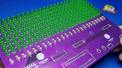 How To Make Scrolling Text Led Display 192 Led Youtube