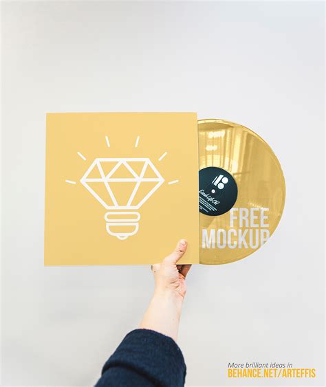 Free Vinyl Disc Mockup On Behance