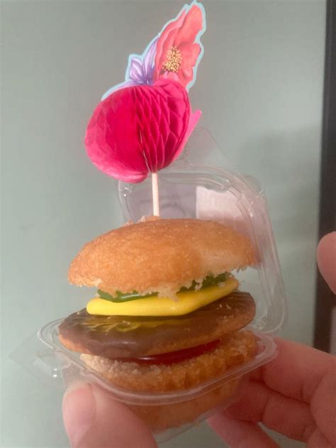 Hamburger Traktatie Cake Square Cake Action Koekje Als Hamburger