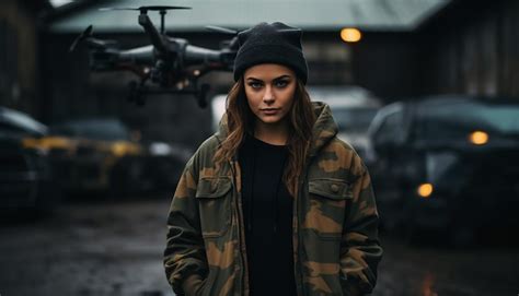 Premium Ai Image Armed Drones Ready For Attack Technological Drone