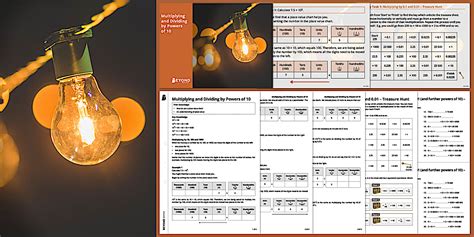 👉 multiplying and dividing by powers of 10 ks3 resource pack