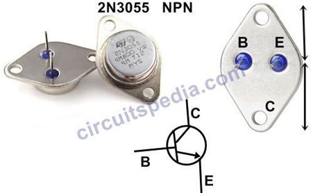 2N3055 Transistor Pin Diagram Power Supply Circuit Transistors