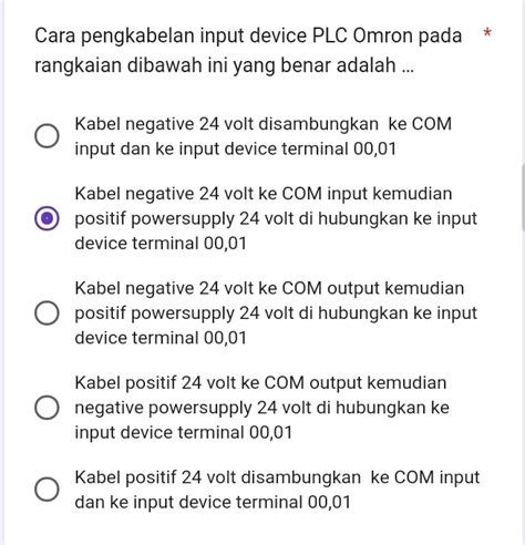 Cara Pengkabelan Input Device PLC Omron Pada StudyX