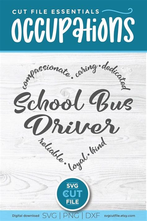 Bus Driver Svg School Bus Svg Schoolbus Driver Svg Back To School