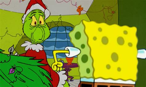 Spongebob Confronts The Grinch By Redkirb On Deviantart
