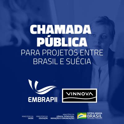 Embrapii Chamada internacional para empresas realizarem projetos de inovação a Suécia