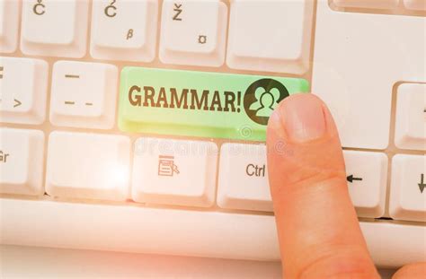 Writing Note Showing Grammar Business Photo Showcasing Whole System Structure Language Syntax