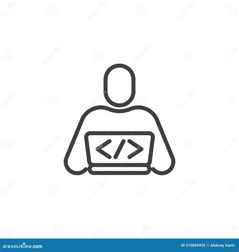 Web Developer Line Icons Collection Html Css Javascript Bootstrap