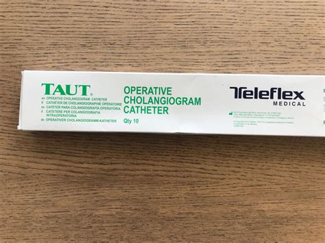 New Teleflex 20018 M56 Operative Cholangiogram Catheter 5 5f 10 Box