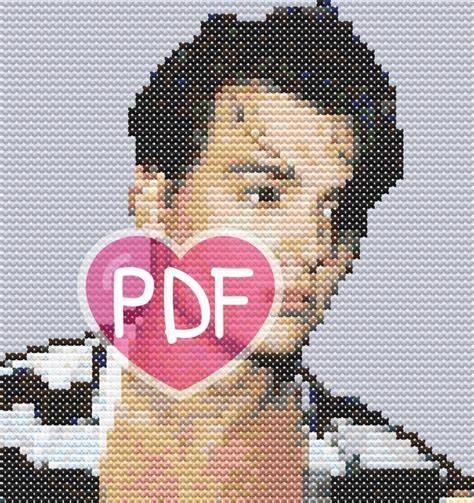 Johnny Depp Cross Stitch Pattern Pdf Pattern Dmc Embroidery Embroidery