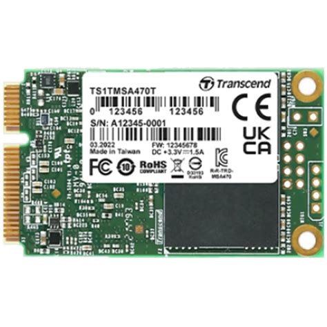 Transcend 1TB MSATA SSD Sata3 3D Tlc BICS5| TS1TMSA470T| AYOUB ...