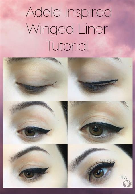 Adele Winged Liner Tutorial Makeup Tutorial Eyeliner Makeup Tutorial