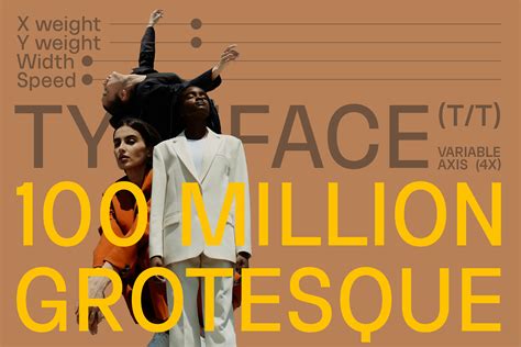 100mm Grotesque Variable Typeface Behance