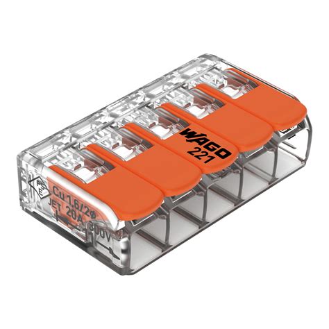Wagokit De 120 Bornes De Connexion Série 221 Et 2273 25 Mm² Et 4