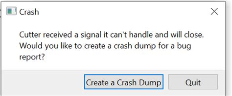 cutter crash when attach to debug process · issue 2715 · rizinorg