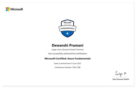 Dewanshi Pramani On Linkedin Im Happy To Share That Ive Obtained A
