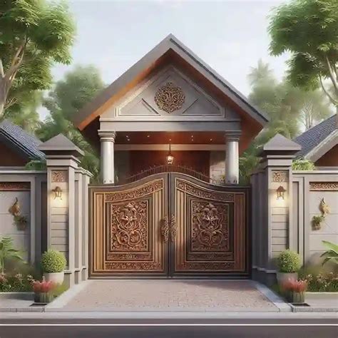 বাড়ির সামনের গেটের ডিজাইন ছবি Nexus আইটি 24