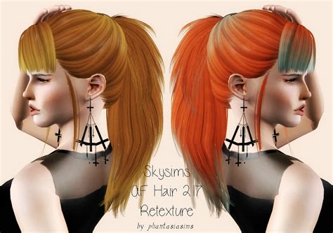 Skysims 217 Hairstyle Retextured By Phantasia Sims 3 Hairs