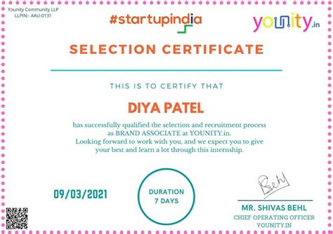 Diya Patel On Linkedin I Feel So Glad To Get Opportunity To Do