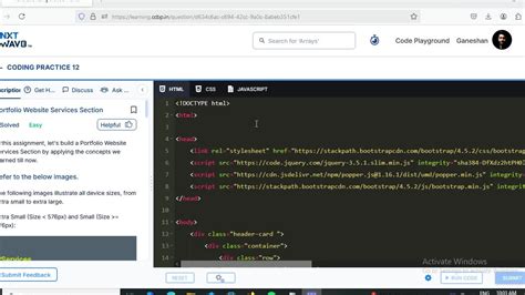 Ganeshan Sivakumar On Linkedin Day Html Css Bootstrap Ccbp Nxtwave Codinglife