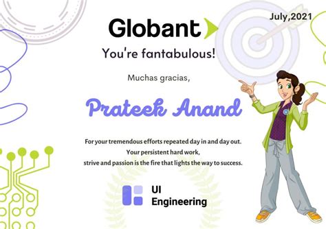 Prateek Anand On Linkedin Globant Appreciations