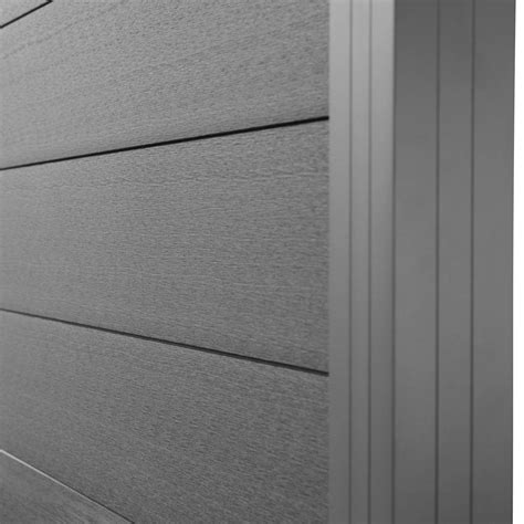 WPC COEX Sichtschutzzaun Premium Line Anthrazit