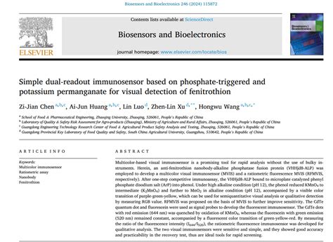 Top Biosensors And Bioelectronics