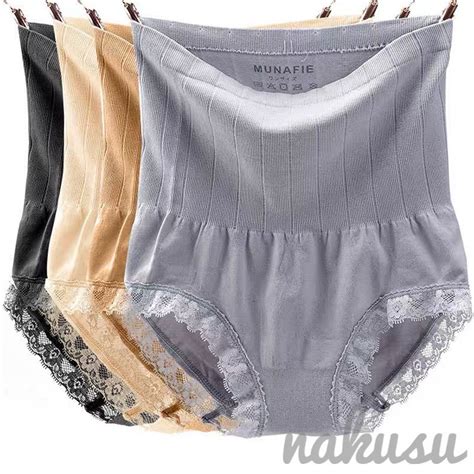 Nakusu Munafie High Waist Slimming Body Shaper Sport Womens Lace Panty