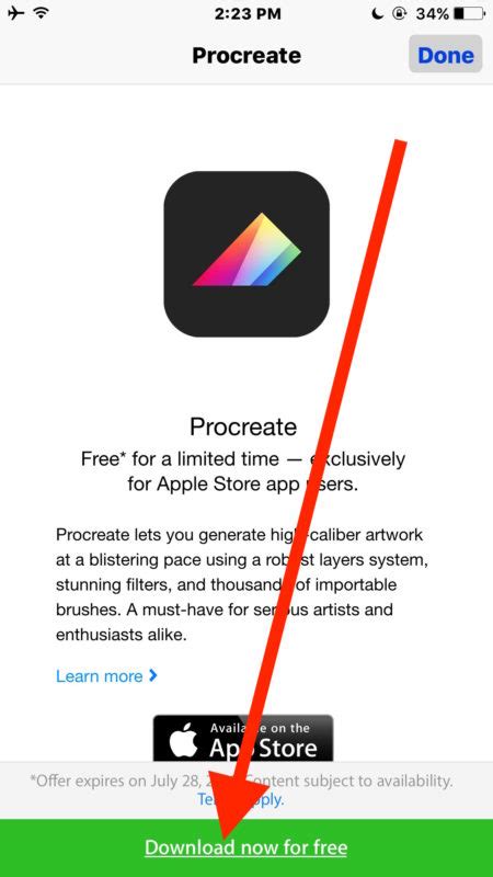 Get Procreate Free The Amazing Painting App For IPhone