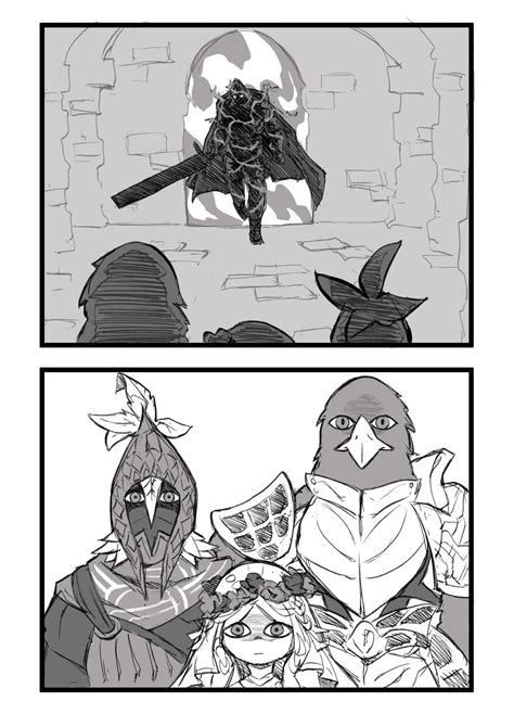 Revenant Guardian Ironeye And Bell Bearing Hunter Elden Ring And 1 More Drawn By Mechapen