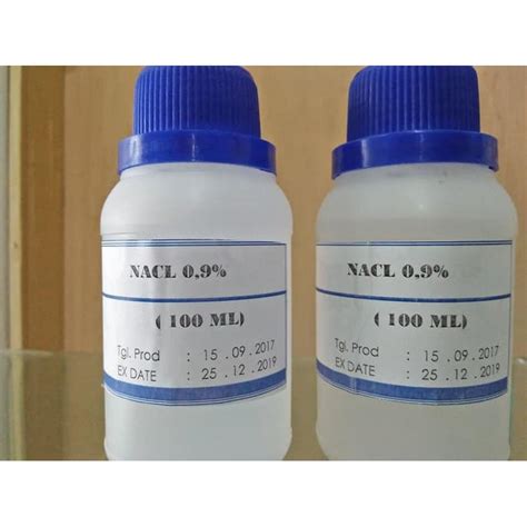 Jual Larutan Nacl 09 100ml Shopee Indonesia