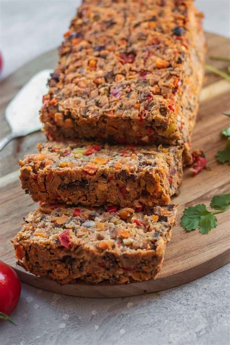 Easy Vegan Lentil Loaf Gluten Free And Oil Free Earth Of Maria