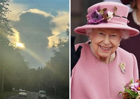 ბრიტანელები ამტკიცებენ რომ ინგლისის ცაზე დედოფალი ელიზაბედი გამოისახა ფოტოები