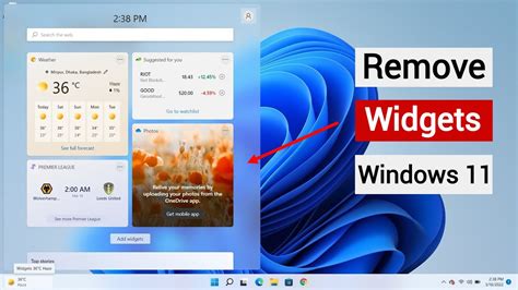 How To Remove Widgets From Windows Taskbar YouTube