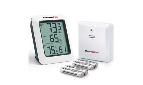 Thermopro Tp60 Wireless Temperature Humidity Monitor Groupon