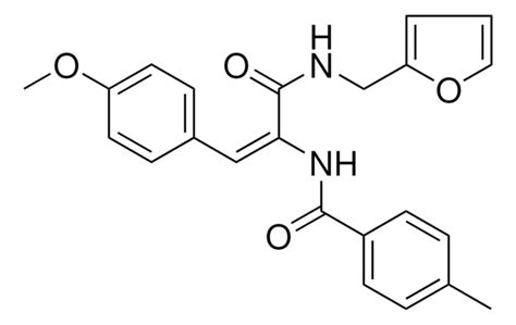 N 1 FURAN 2 YLMETHYL CARBAMOYL 2 4 MEO PHENYL VINYL 4 METHYL