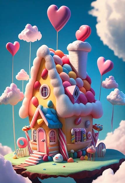 Casa Lote Caramelo Maravillosas Suaves Lindas Rebanar Aire Populares Surrealismo Tierra