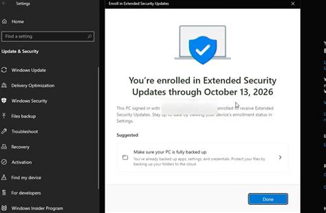 How To Enroll In Windows 10 Extended Security Updates Esu For Free