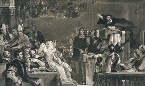 John Knox Preaching Before The Lords Of The Congregation 10 June 1559