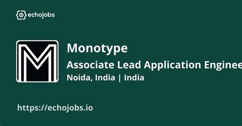 Monotype Is Hiring Associate Lead Application Engineer Noida India India Api Kubernetes Node