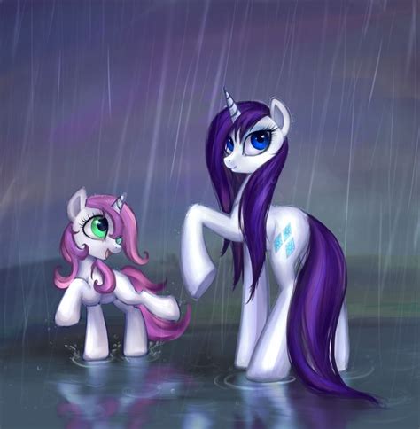 Walking In The Rain Pôneis Mlp