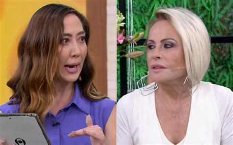 Ana Maria Braga manda Ju Massaoka calar a boca no Mais Você Quer fazer Notícias da TV