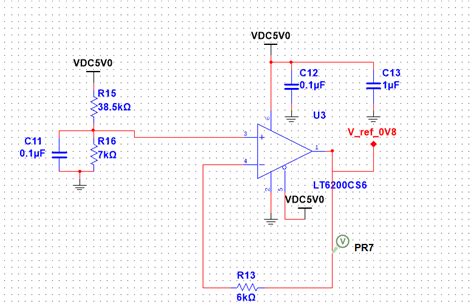 Operational Amplifier Voltage Reference Using Opamp Electrical