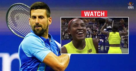 Watch Coco Gauff Hilariously Announces Novak Djokovic Match At Us Open