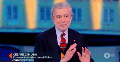 Controcorrente Il Mònito Dellex Ministro Cesare Damiano Senza