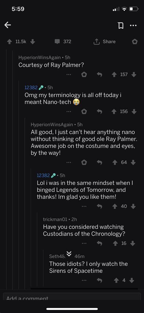 Legends Reference On Different Sub R LegendsOfTomorrow