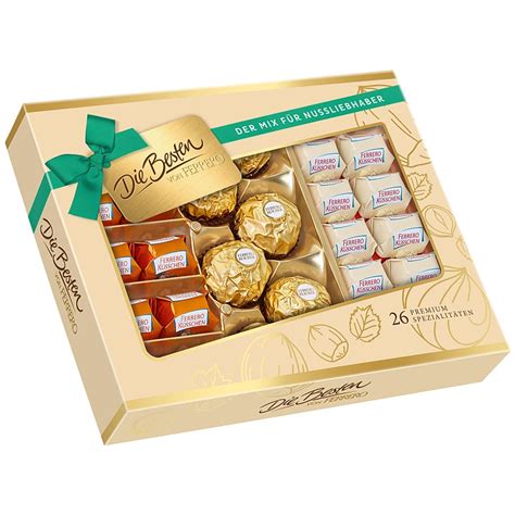 Шоколадні цукерки Ferrero Roche Die Besten Nuss Edition 253 г – купить ...